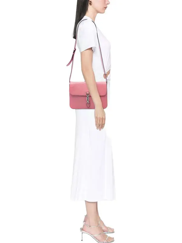 Gucci Calfskin Soft Jackie Convertible Crossbody Bag - Pink