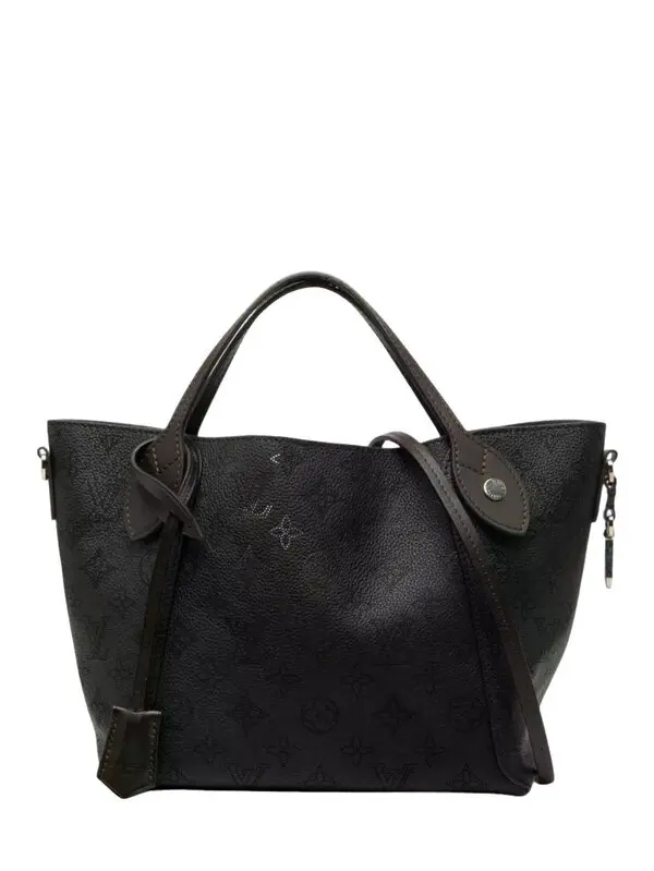 LOUIS VUITTON Monogram Mahina Hina Pm Satchel - Black