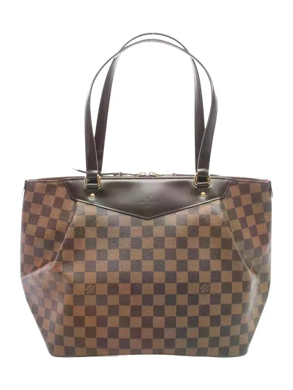 LOUIS VUITTON Damier Ebene Westminster Gm Shoulder Bag - Brown