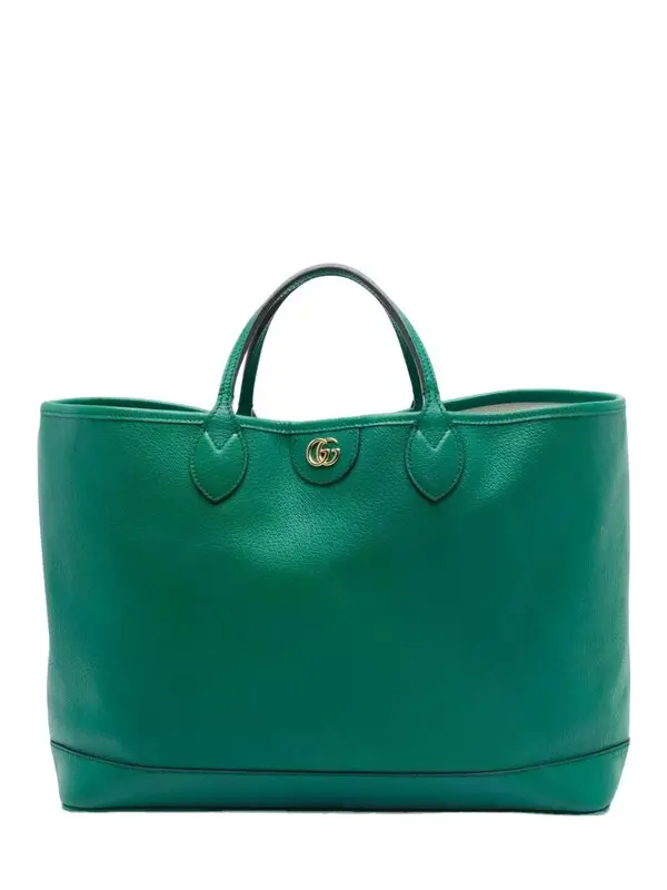 Gucci Calfskin Ophidia Tote Satchel - Green