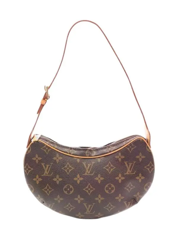 LOUIS VUITTON Monogram Croissant Shoulder Bag - Brown