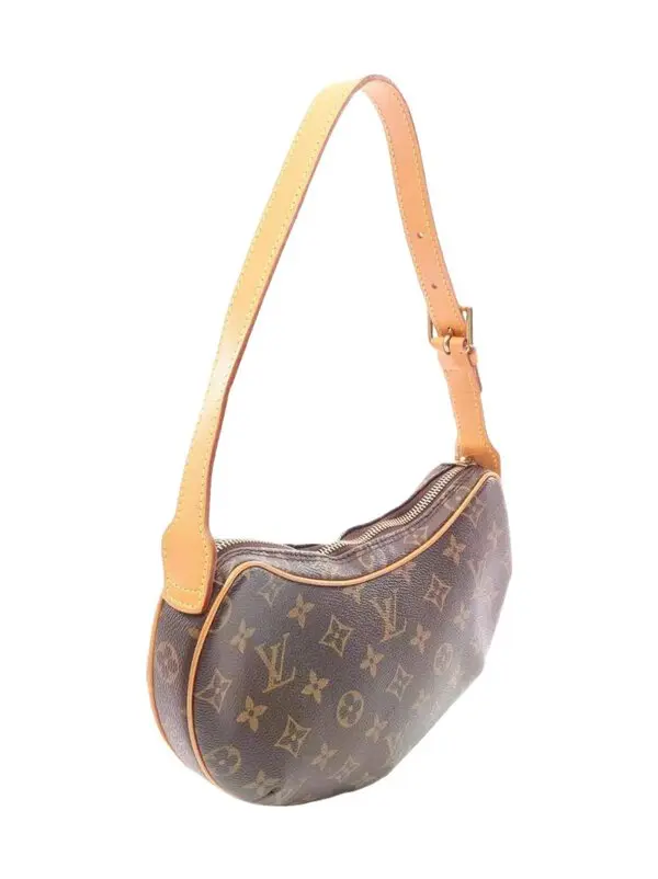LOUIS VUITTON Monogram Croissant Shoulder Bag - Brown