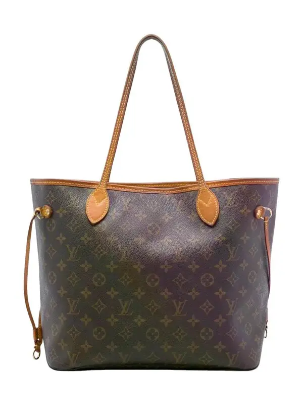 LOUIS VUITTON Monogram Neverfull Mm Tote Bag - Brown