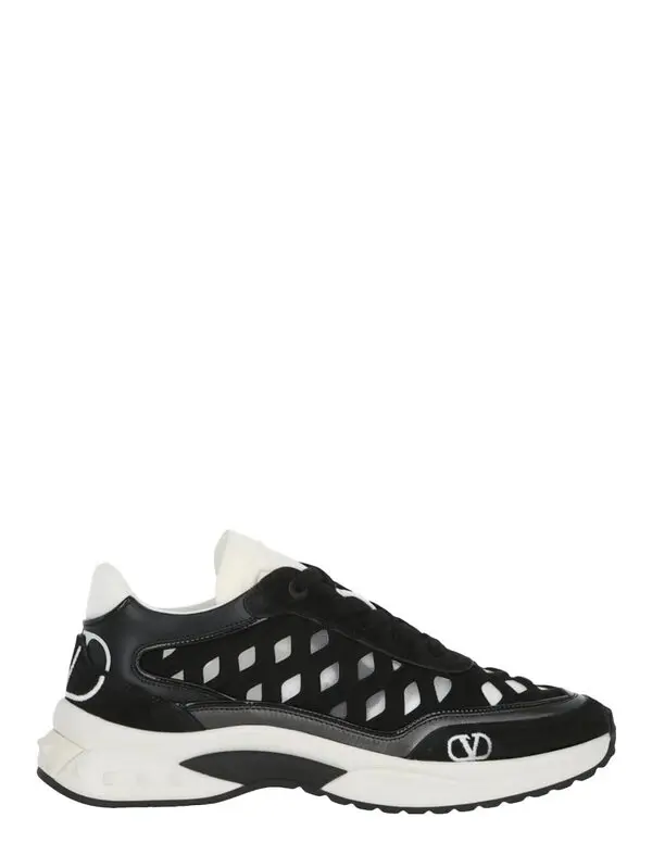 Valentino Garavani Ready Go Runner Sneakers - Black