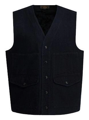 Filson Dry Tin Sleeveless Jacket - Blue