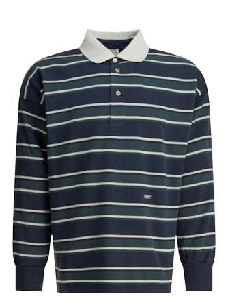 AUTRY Rugby Cotton Polo Shirt - Blue
