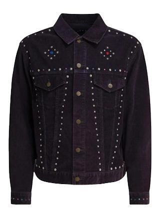 Needles Corduroy Studded Jacket - Purple