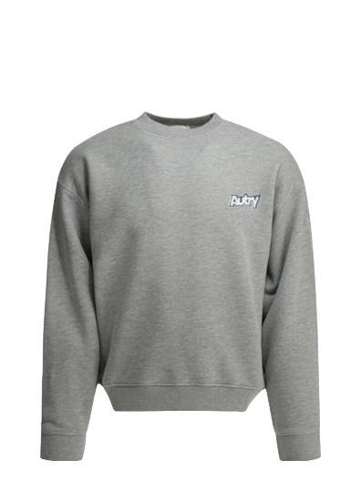 AUTRY Crewneck Logo Sweatshirt - Grey