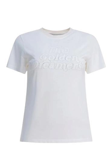 GOLDEN GOOSE Viscose T-shirt - White