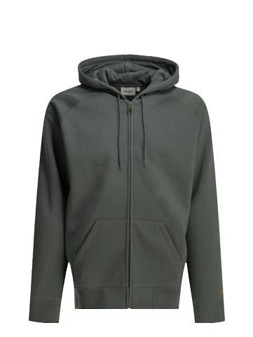 Carhartt Hooded Chase Zip Sweatshirt - Blue
