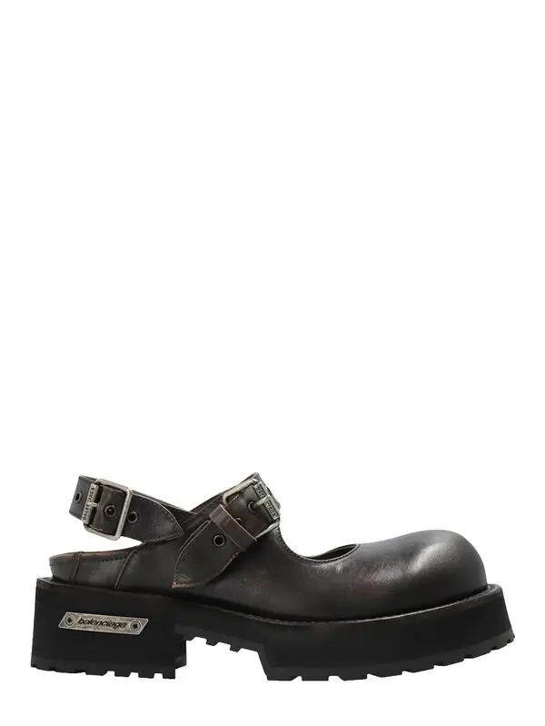 Balenciaga Venom Mary Jane Platform - Brown/silver