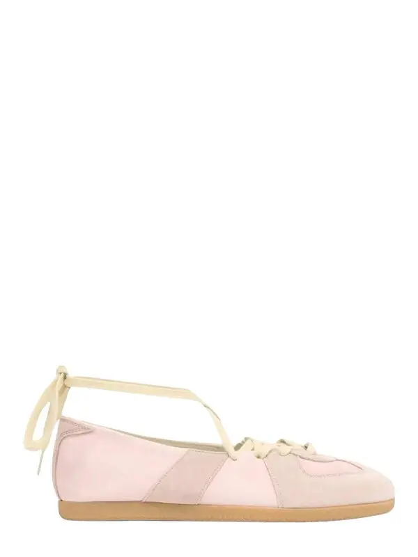 MAISON MARGIELA Replica Soft Laced Ballerinas - Pale Blush