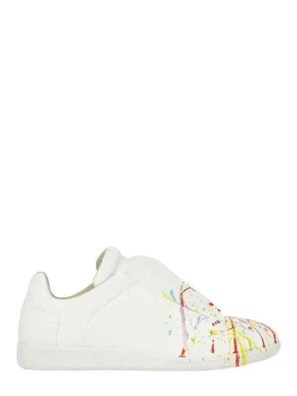 MAISON MARGIELA Future Low Paint Splatter Sneakers - White