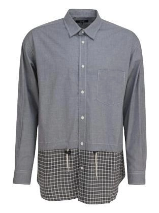 Comme Des Garçons Cotton Inserts Shirt - Grey