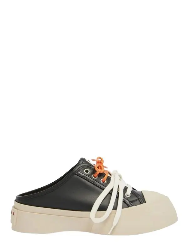 Marni Backless Lace-up Sneakers - Black