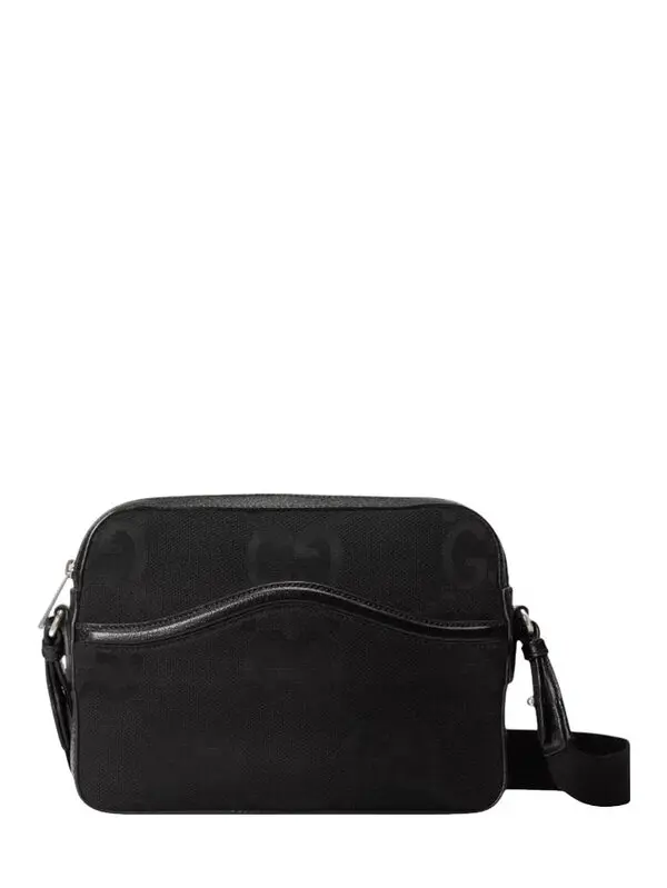 Gucci Jumbo Gg Messenger Bag - Black