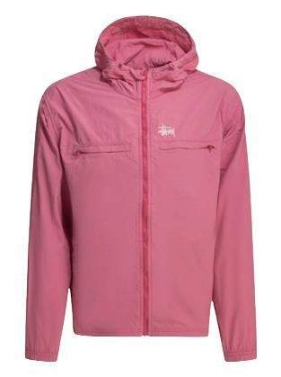 StÜssy Lightweight Hooded Jacket - Pink