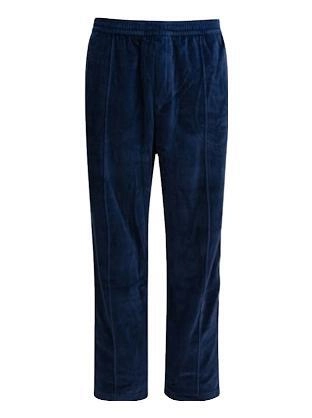 Adidas Wales Bonner Velour Sport Pants - Blue