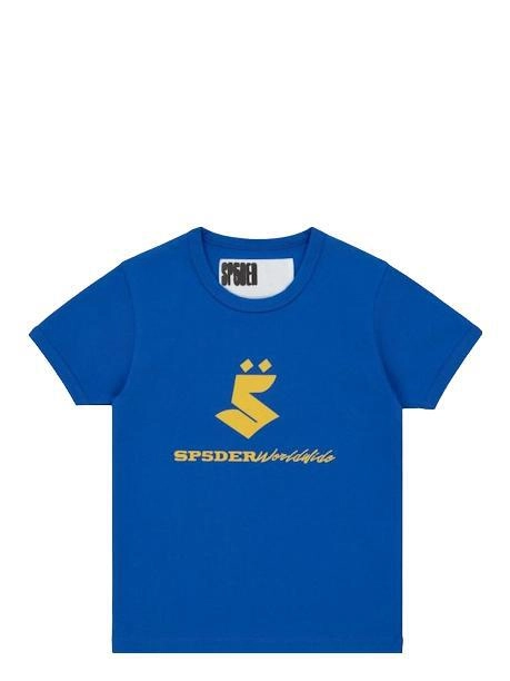 SP5DER 5uki Baby Tee Shirt - Blue