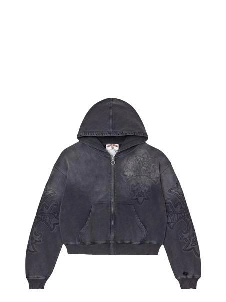 VALE FOREVER Carver Zip Up Hoodie - Black