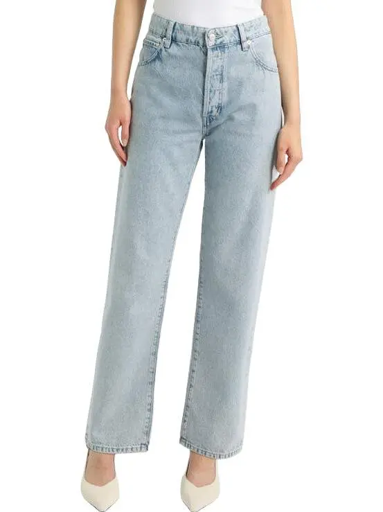 FRAME The Essential Straight Leg Jeans - Air