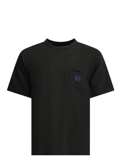 Needles Pocket Tee Crewneck Sweat-shirt T-shirt - Black