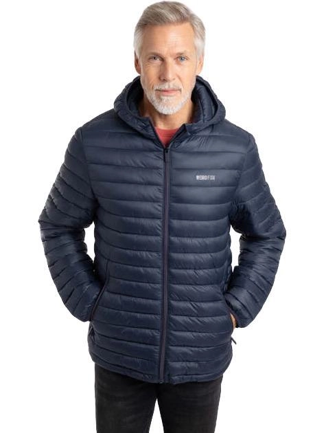 WEIRD FISH Flete Showerproof Padded Jacket - Navy