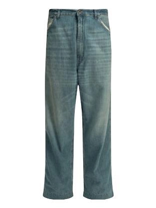 MAISON MARGIELA Wide Leg Jeans - Light Blue