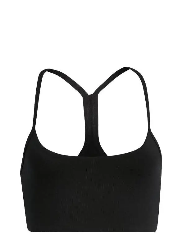 Bp. Stretch Cotton Racerback Bralette - Black