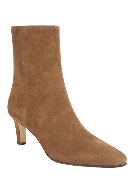 Veronica Beard Agnes Bootie - Chestnut Suede
