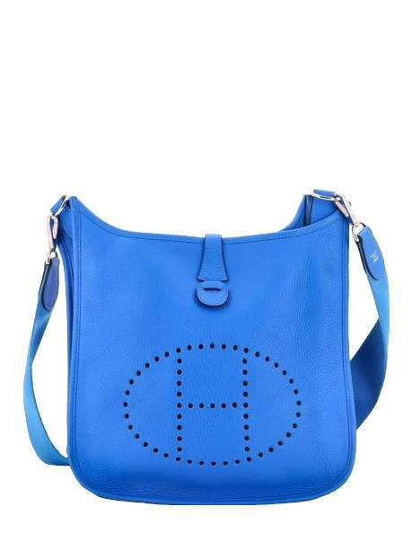 Hermès Evelyne Bag Gen Iii Clemence Pm - Blue