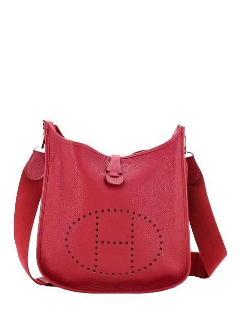 Hermès Evelyne Bag Gen Iii Clemence Pm - Red