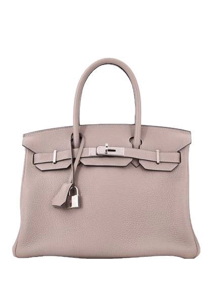 Hermès Birkin Handbag Togo With Palladium Hardware 30 - Grey