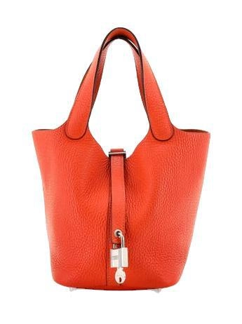 Hermès Picotin Lock Bag Clemence Pm - Orange