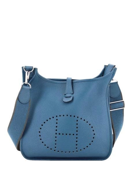 Hermès Evelyne Bag Gen Iii Clemence Pm - Blue