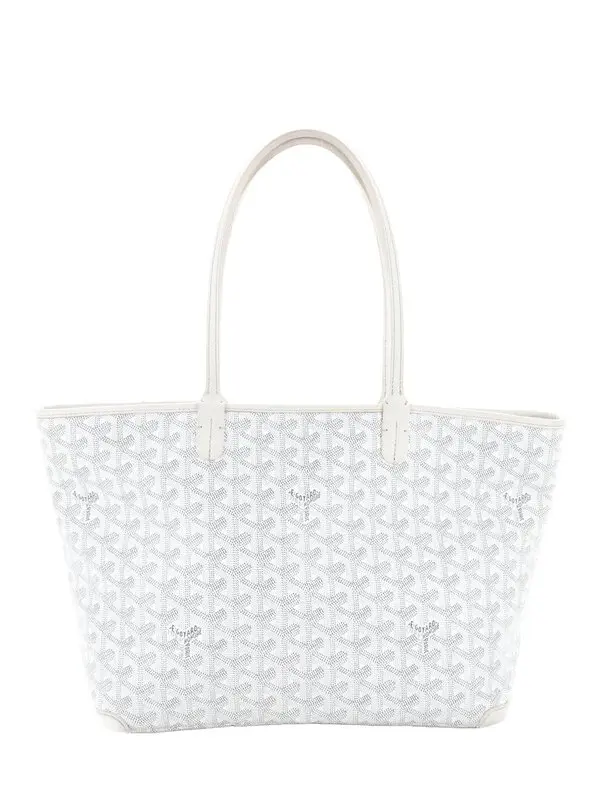 Goyard Artois Tote Coated Canvas Pm - White