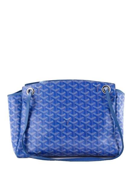 Goyard Rouette Bag Coated Canvas Pm - Blue