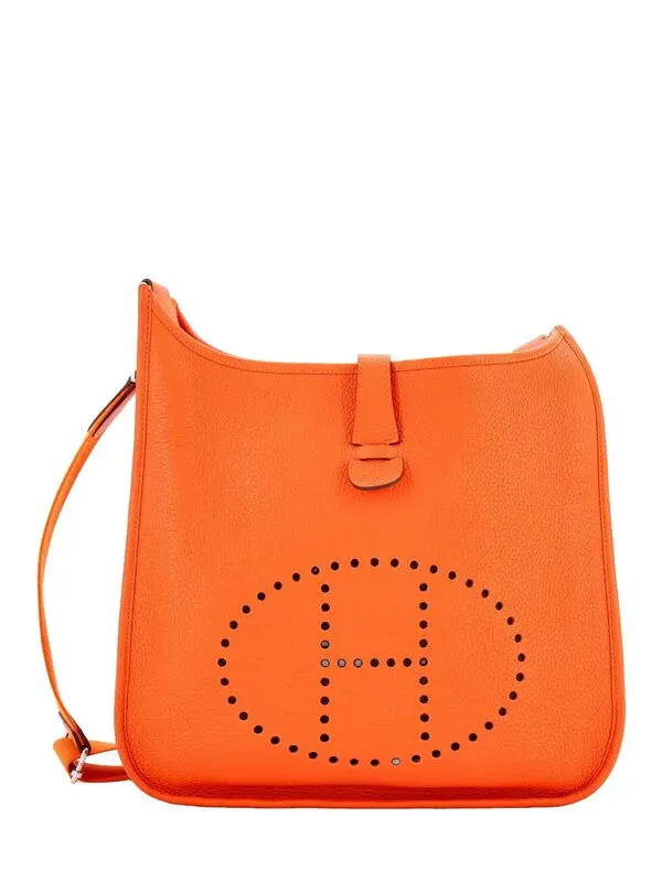 Hermès Evelyne Bag Gen Iii Clemence Gm - Orange