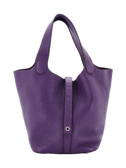 Hermès Picotin Lock Bag Clemence Pm - Red