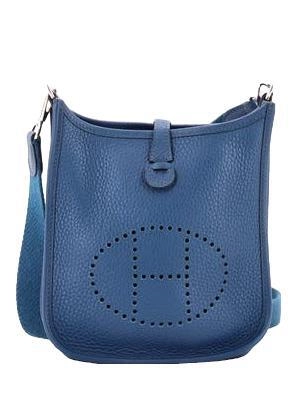 Hermès Evelyne Bag Gen Iii Clemence Tpm - Blue