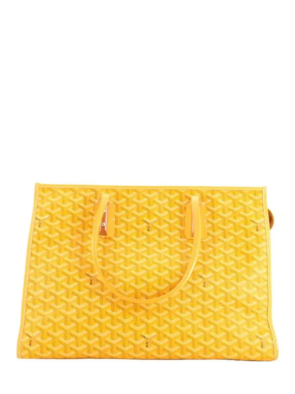 Goyard Marquises Bag Coated Canvas - Yellow