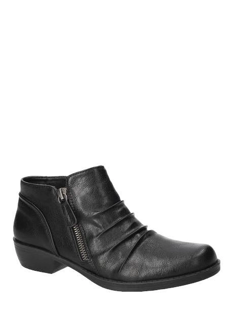EASY WORKS BY EASY STREET Jacoba Zip-up Bootie - Black