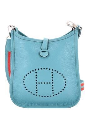 Hermès Evelyne Bag Gen Iii Clemence Tpm - Blue