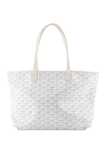 Goyard Artois Tote Coated Canvas Pm - White