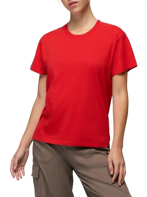 Prana Essential Short Sleeve T-shirt - Pikes Red