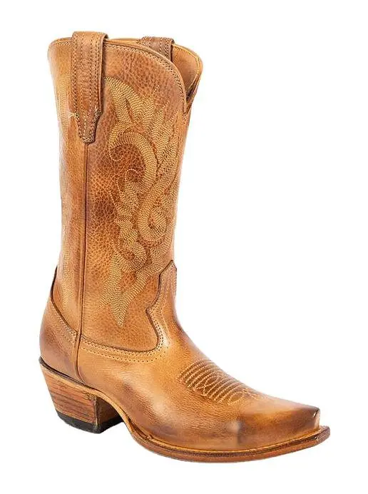 FREEBIRD Woody Leather Western Boots - Wheat