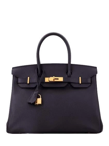 Hermès Birkin Handbag Epsom With Gold Hardware 30 - Black