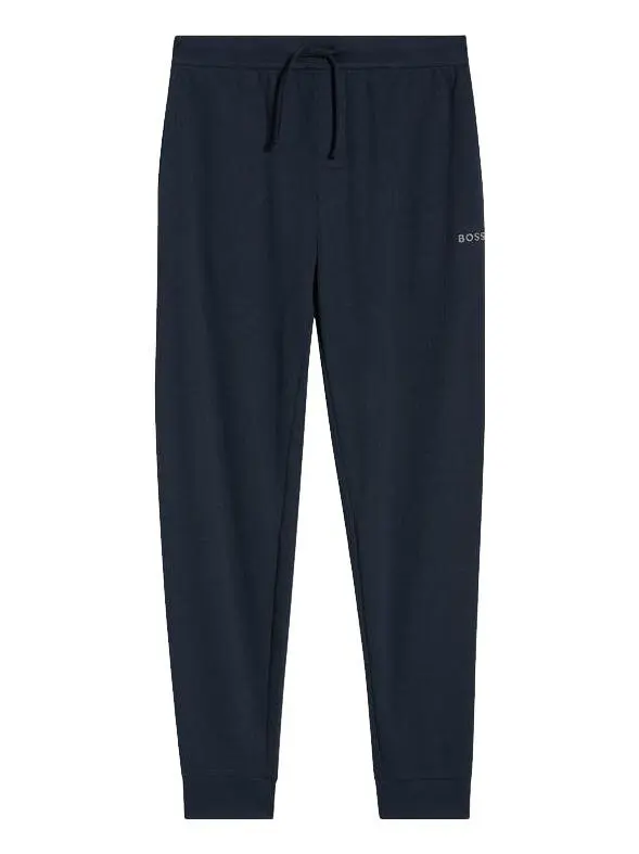 BOSS Waffle Knit Joggers - Dark Blue