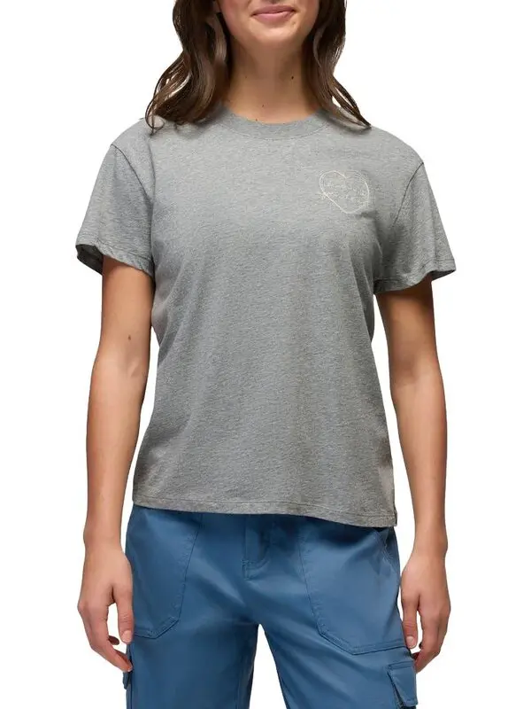 Prana Everyday Organic Cotton T-shirt - Medium Heather Grey