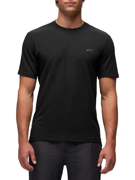 Prana Tolmie Tech Performance T-shirt - Black